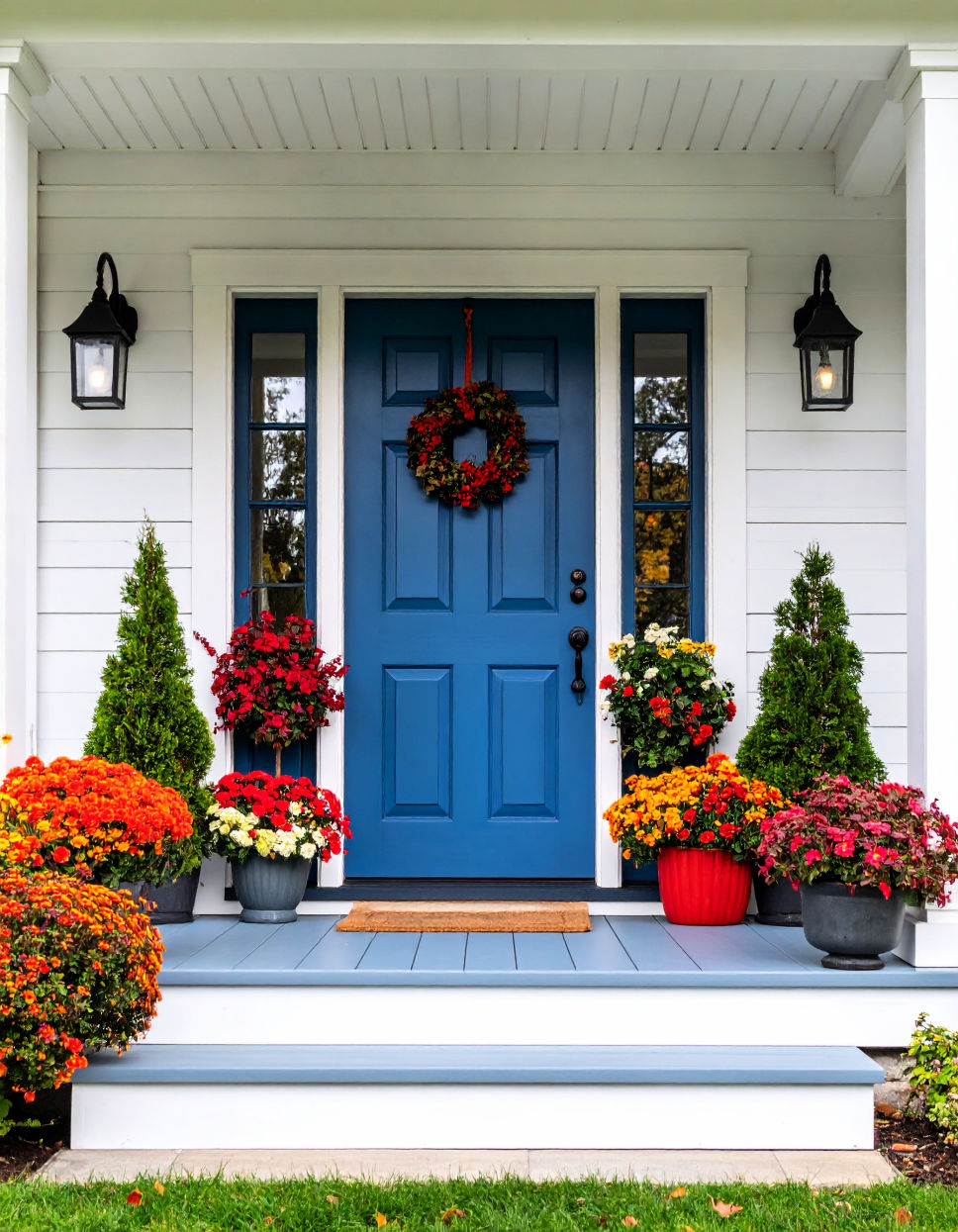 25 Farmhouse Porch Ideas: Welcoming Front Entry and Relaxing Spaces - Our Secondhand House