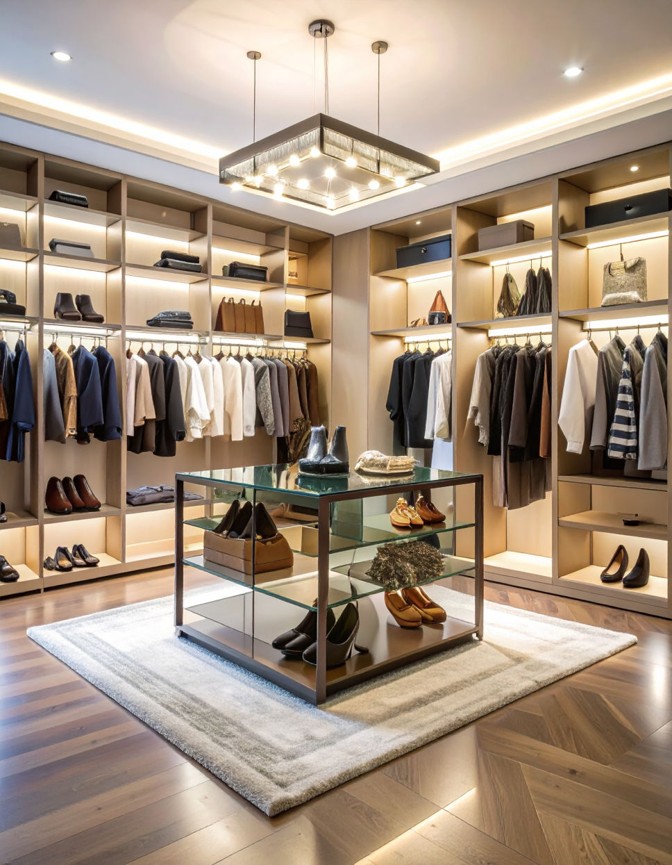 25 Closet Island Ideas: Add Luxury to Your Dressing Space - Our ...