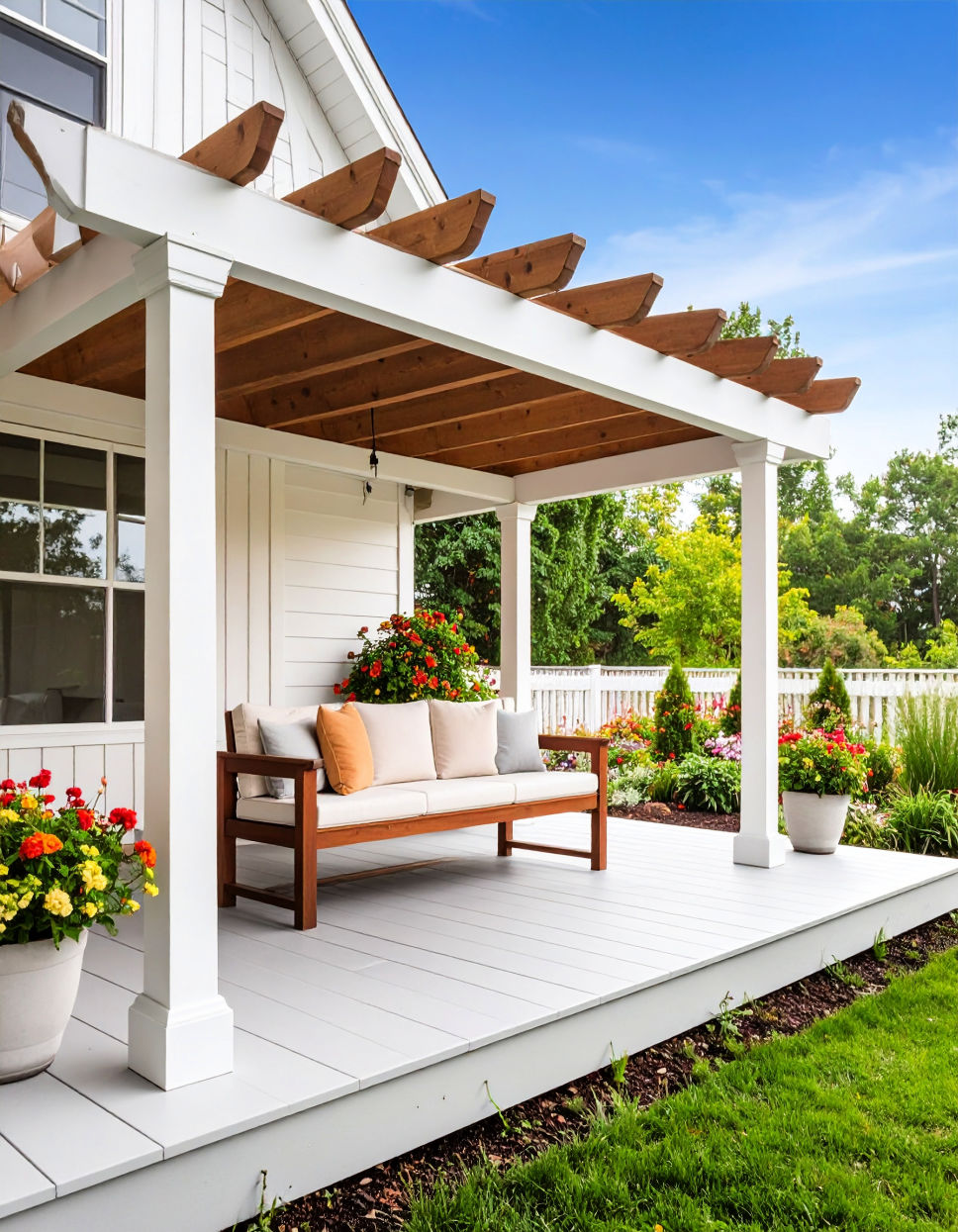 25 Front Porch Pergola Ideas for Shade and Sophistication - Our ...